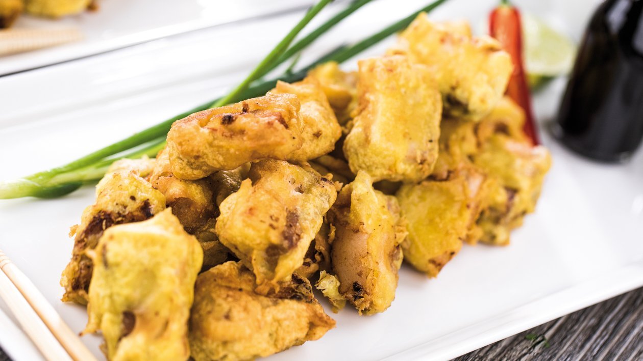 Orientálny bôčik v tempure - Recept Unilever Food Solutions